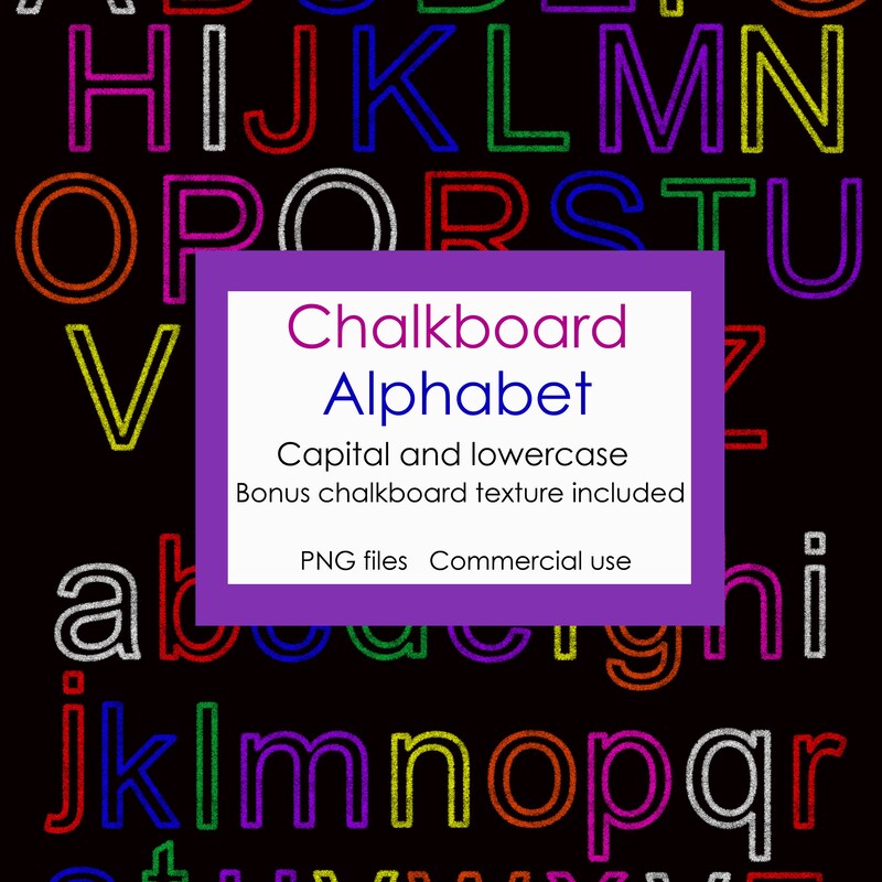 Chalk Letters - Etsy