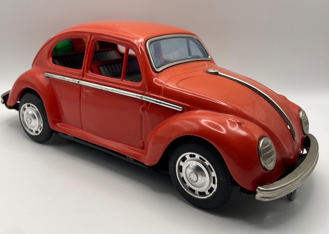 50s 60s Volkswagen VW Beetle Tin Toy Car - Made in Japan - Etsy