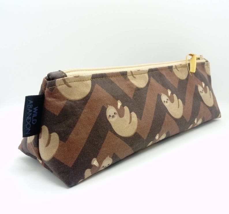 Kawaii Sloth Pencil Case Cute Gift School College Supplies - Etsy