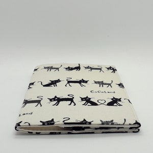 Black Cats Passport Cover Gift for Cat Lover Cute Passport Holder Case ...