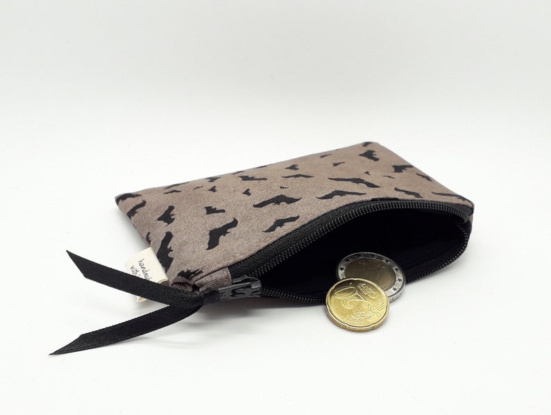 Bats Coin Purse Goth Gift Small Zip Pouch Travel Gift | Etsy