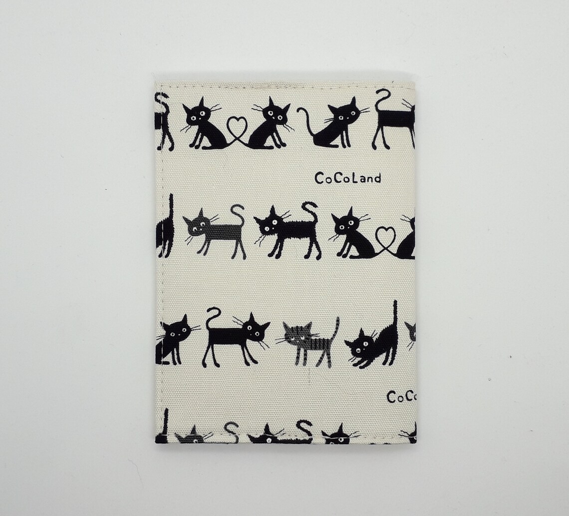 Black Cats Passport Cover Gift for Cat Lover Cute Passport - Etsy