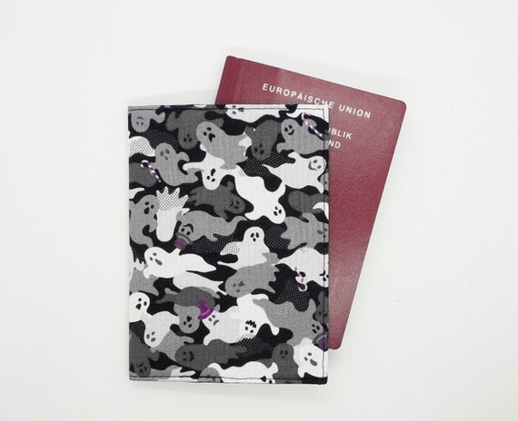 Camo Ghosts Passport Cover Cool Goth Passport Holder Case - Etsy
