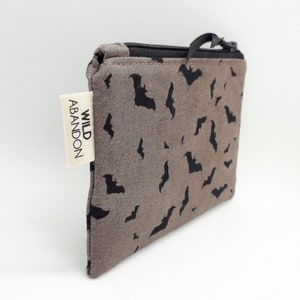 Bats Coin Purse - Goth Gift - Small Zip Pouch - Travel Gift for Him ...