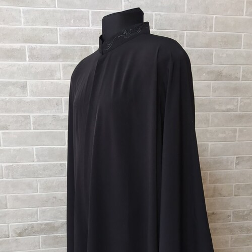 Greek Style Riassa With Machine Embroidery in Crash Outer | Etsy