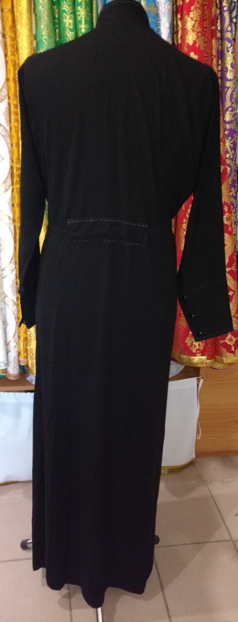 Orthodox cassock Cassock in gabardine / wet silk with | Etsy