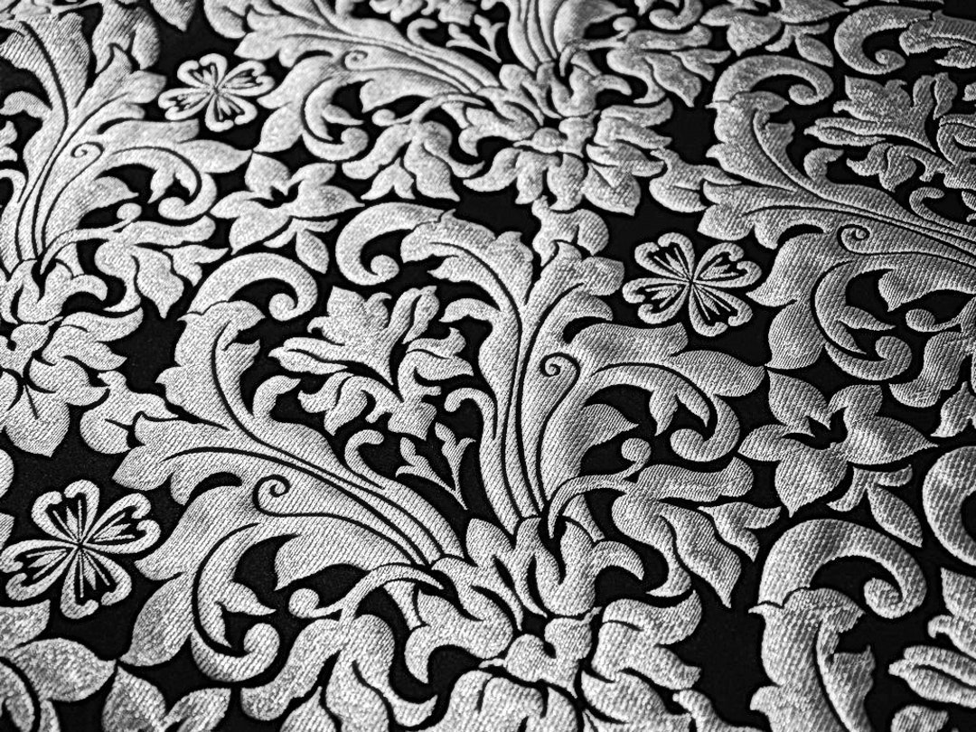 Tussock - Metallic Greek Brocade - Metallic Church Brocade - Metallic ...