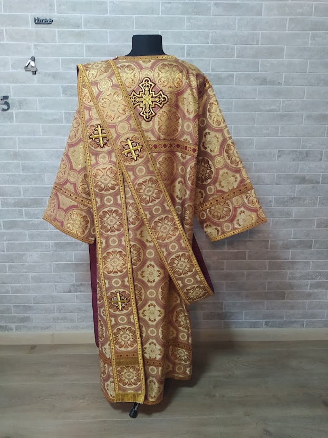 Protodeacon's Sticharion Orthodox Vestment - Etsy