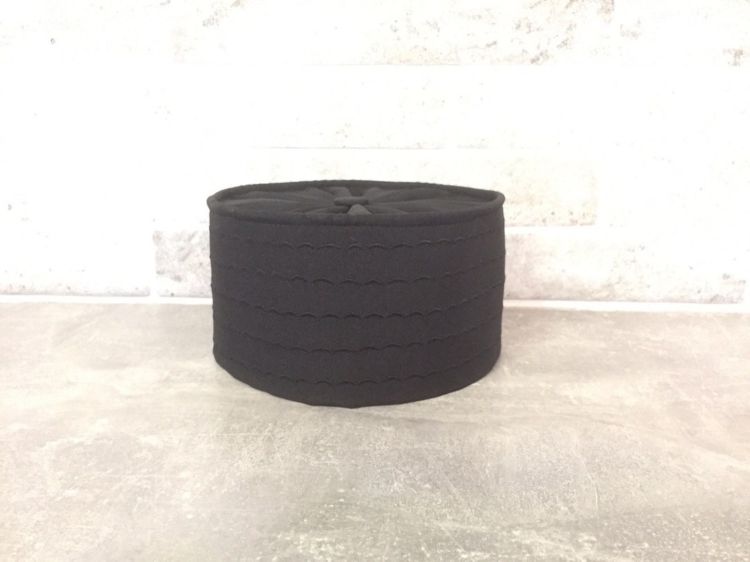 Greek Style Skufia - Greek Skufia Calotte Black in Gabardine - Biretta ...