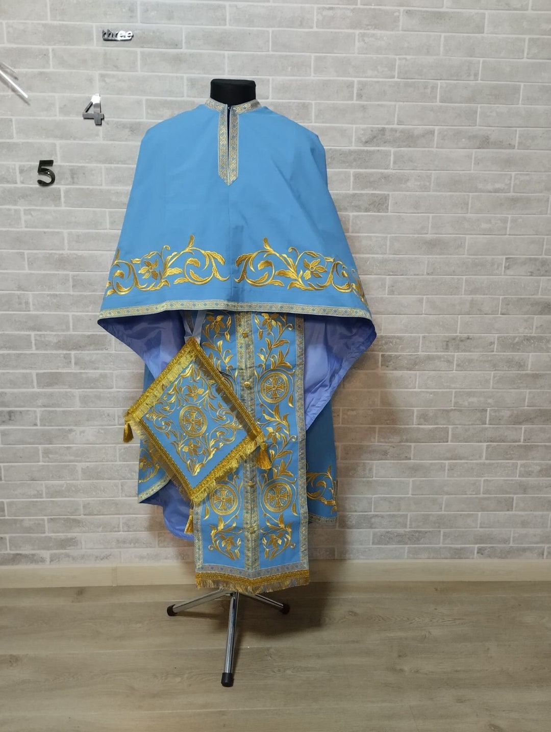 Greek Vestment - Priest Robe - Orthodox Clothes - Priest Costume With ...