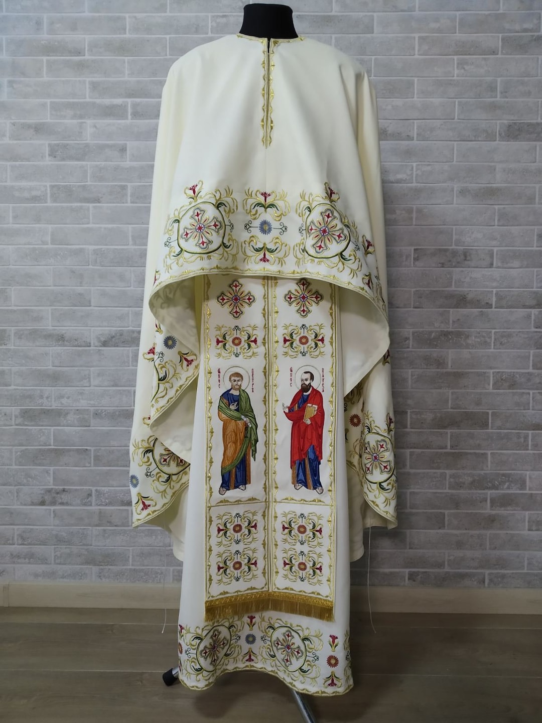 Embroidered Priest Vestment Priest Robes Clothes for - Etsy