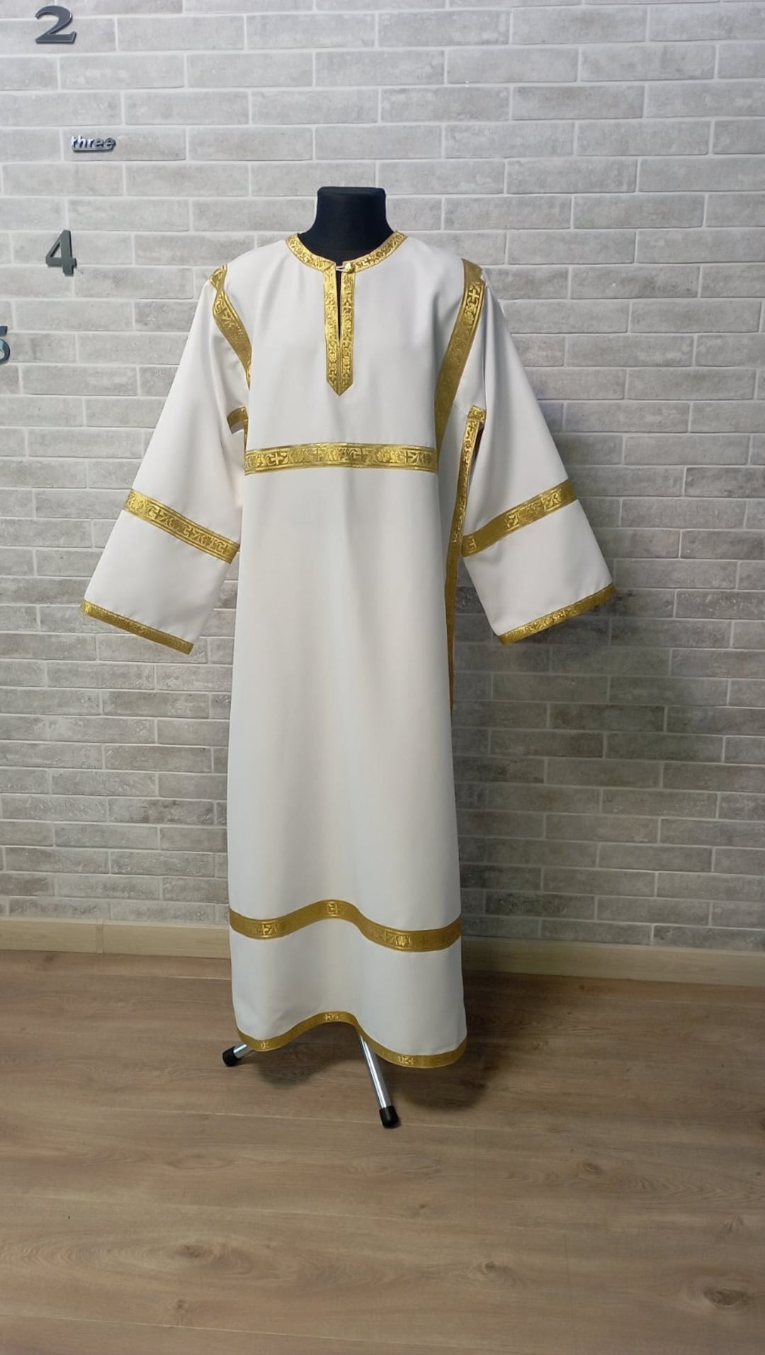 Altar Server Reader Robe in Gabardine Stikharion Surplice Rochet Alb - Etsy
