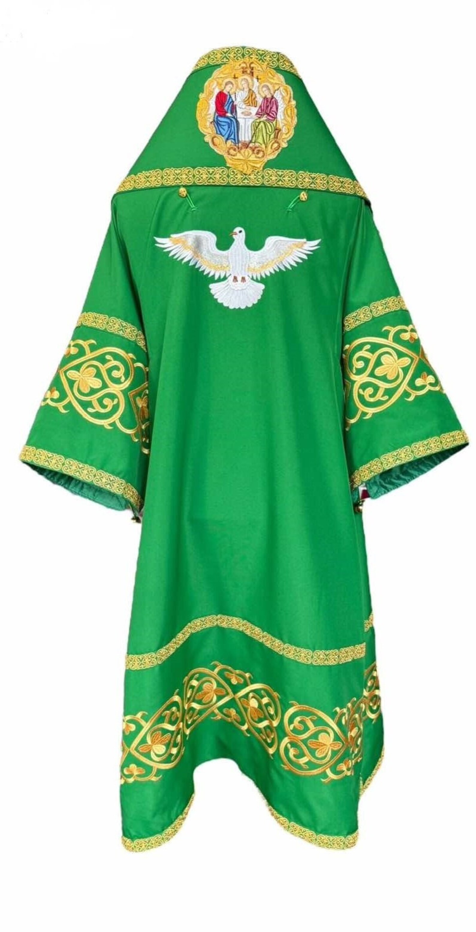 Embroidered Bishop's Vestments in Green Vestments for Bishop Archbishop ...