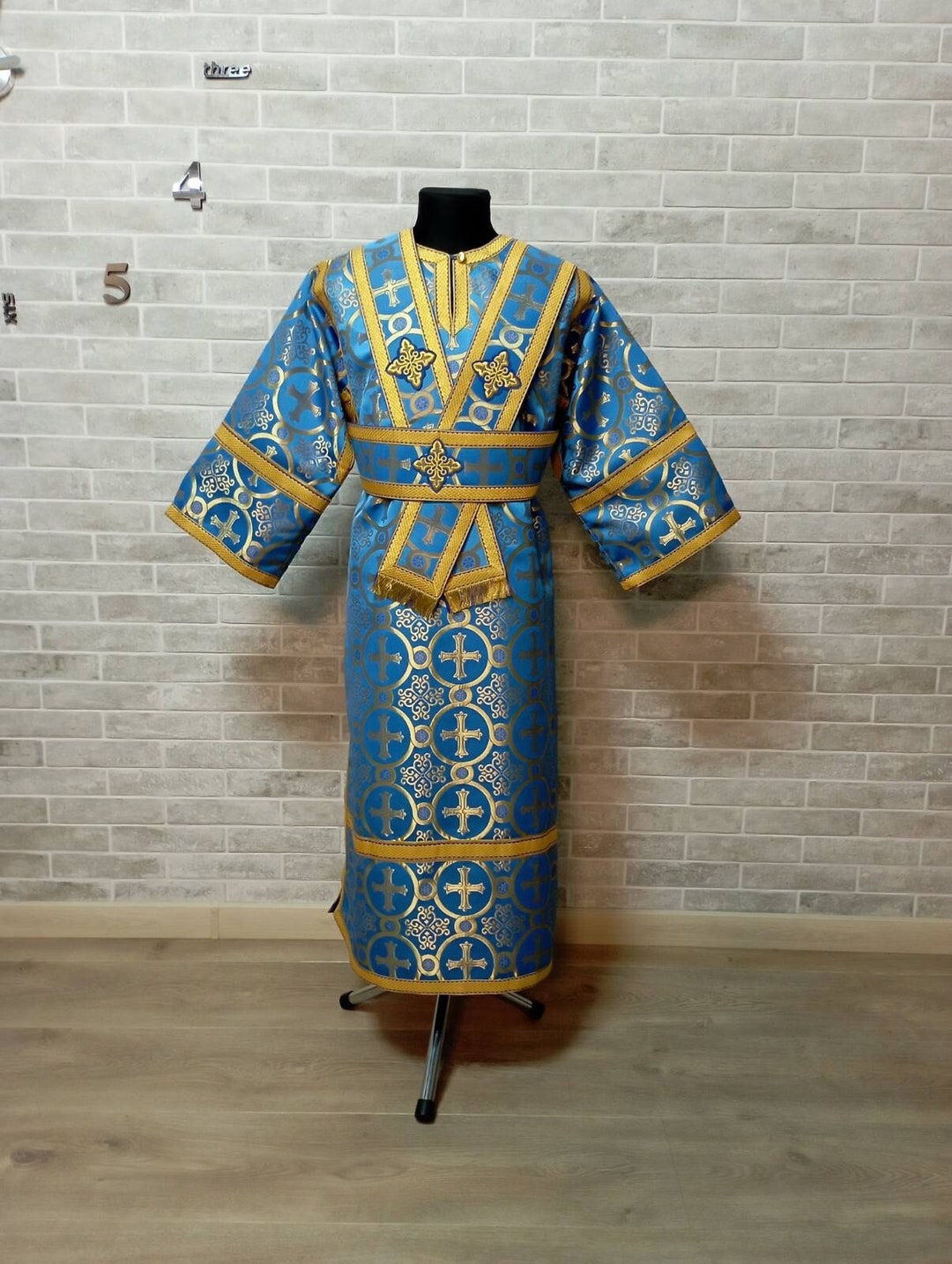 Subdeacon's Vestment in Corinth Fabric Orthodox Vestment - Etsy