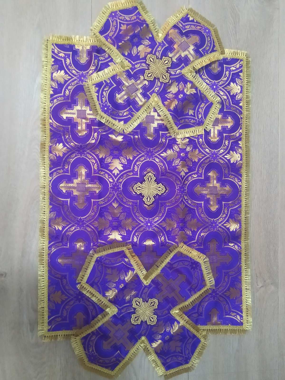 Violet Vestment Greek Vestment in Brocade Priest Vestment | Etsy