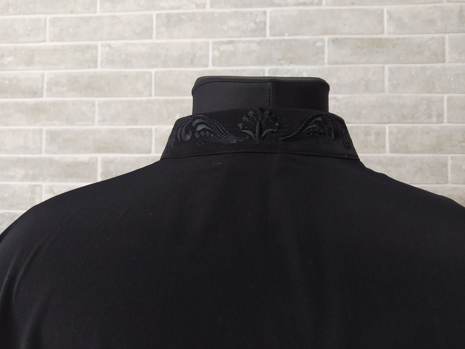 Greek style riassa with machine embroidery in crash Outer | Etsy