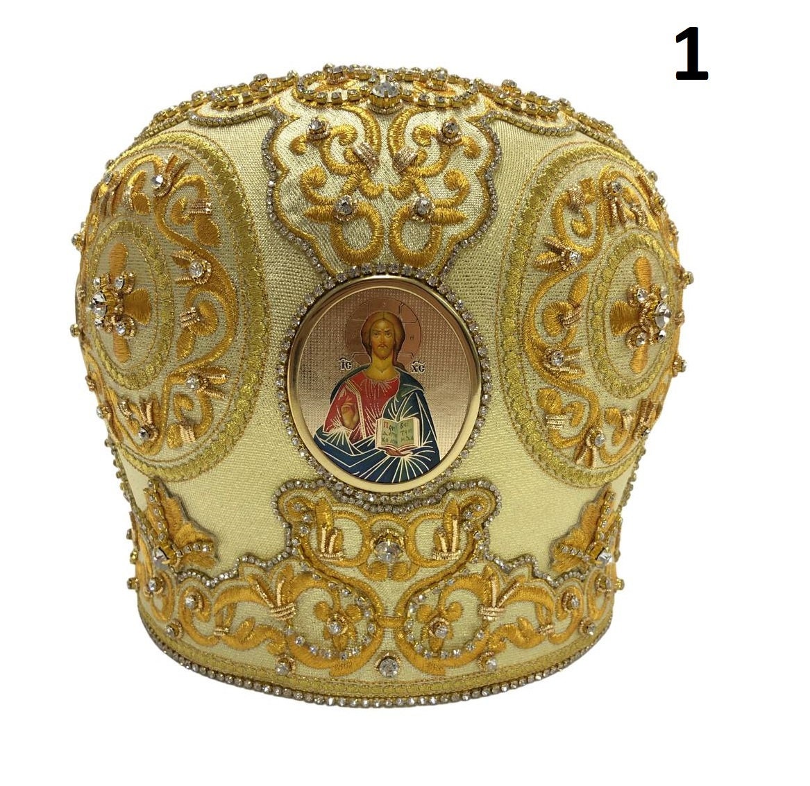 Gold Mitra Сrown Mitre Miter Mithra Mithras - Etsy