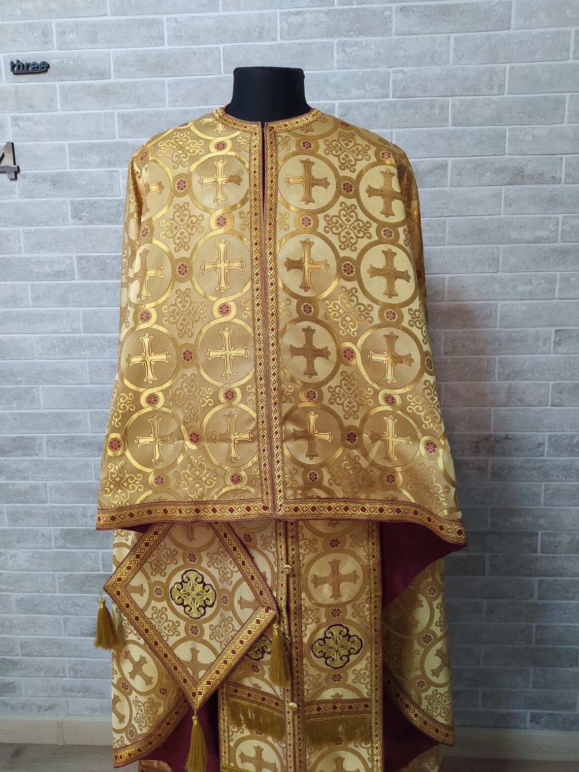 Paramento greco Paramento greco in broccato Paramento - Etsy Italia