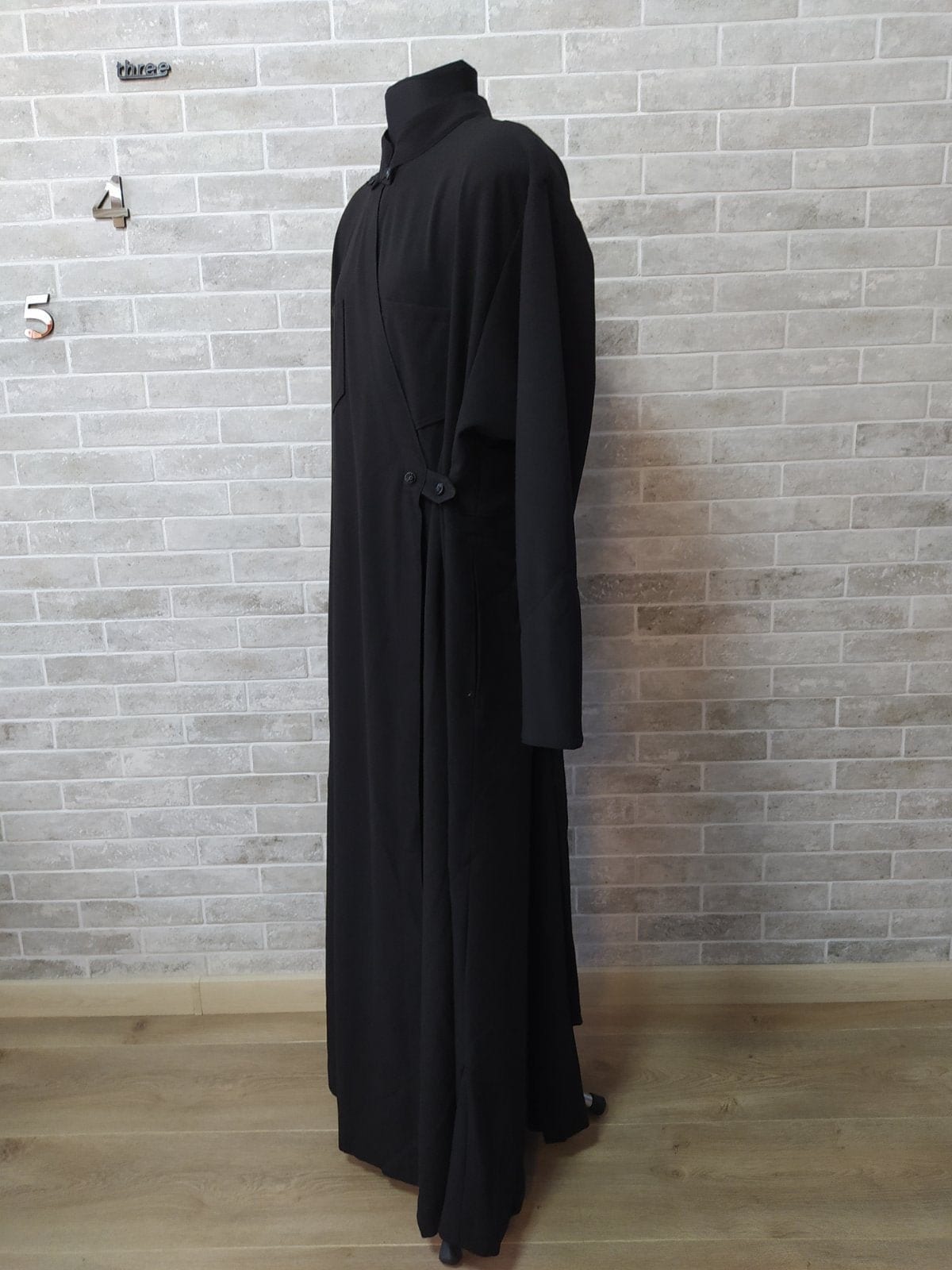 Winter Cassock Made of Wool Black Cassock in Wool Warm - Etsy