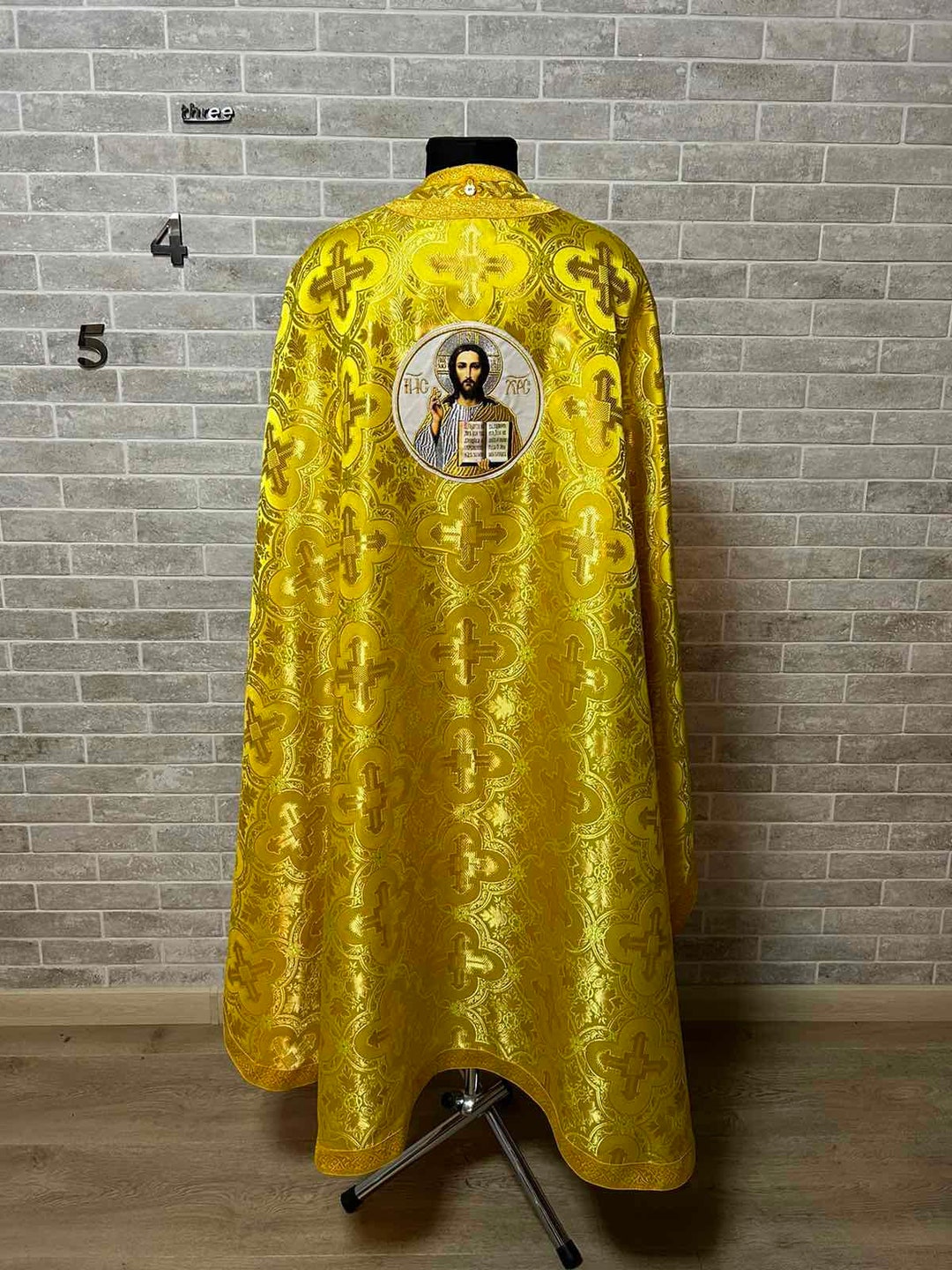 Greek Style Vestments With Icon of the Savior on the Back Priest ...