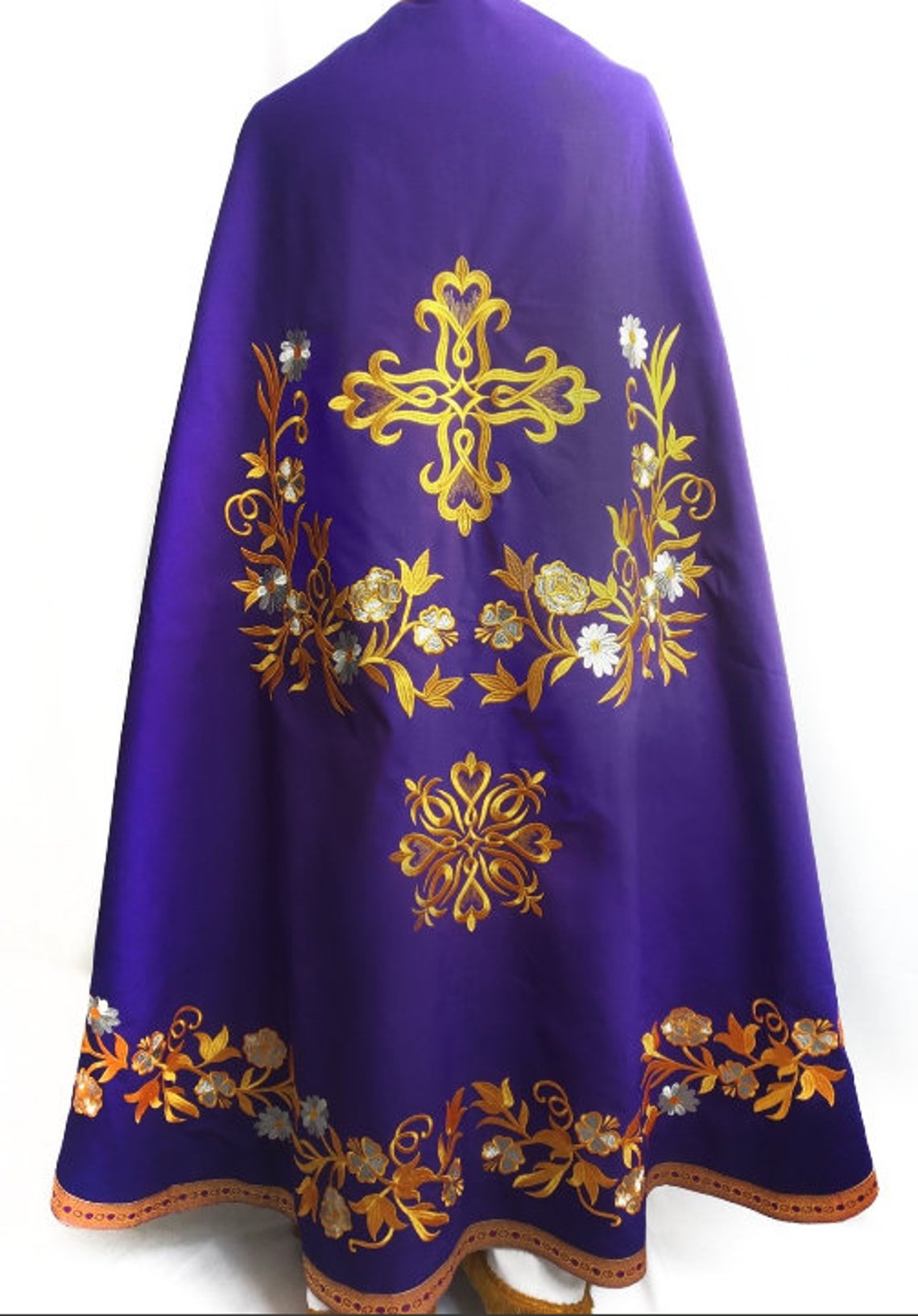 Embroidered Greek style vestment Priest robe Orthodox | Etsy