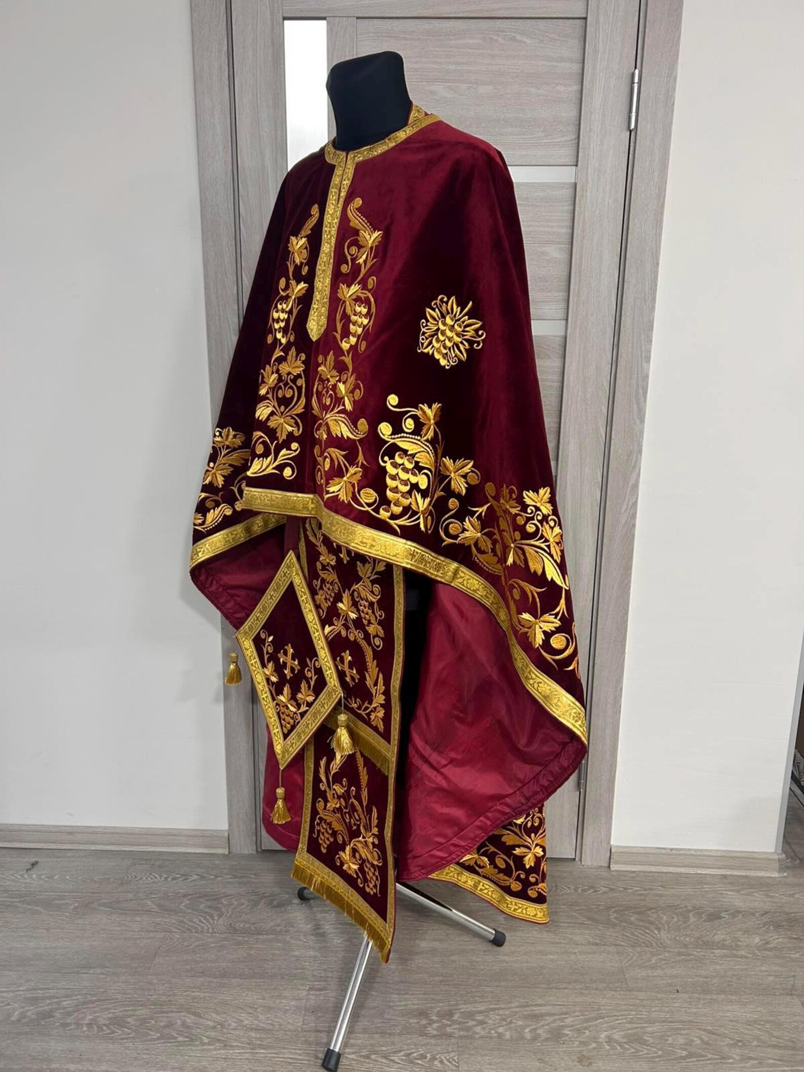 Greek Vestment With Solid Epitrachyl - Priest Robe - Orthodox Vestments ...