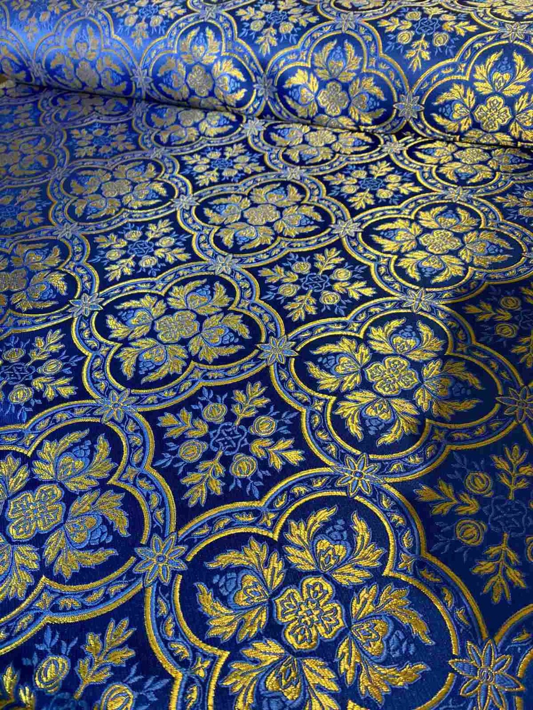 Violet Brocade Purple Nonmetallic Brocade Church Brocade - Etsy