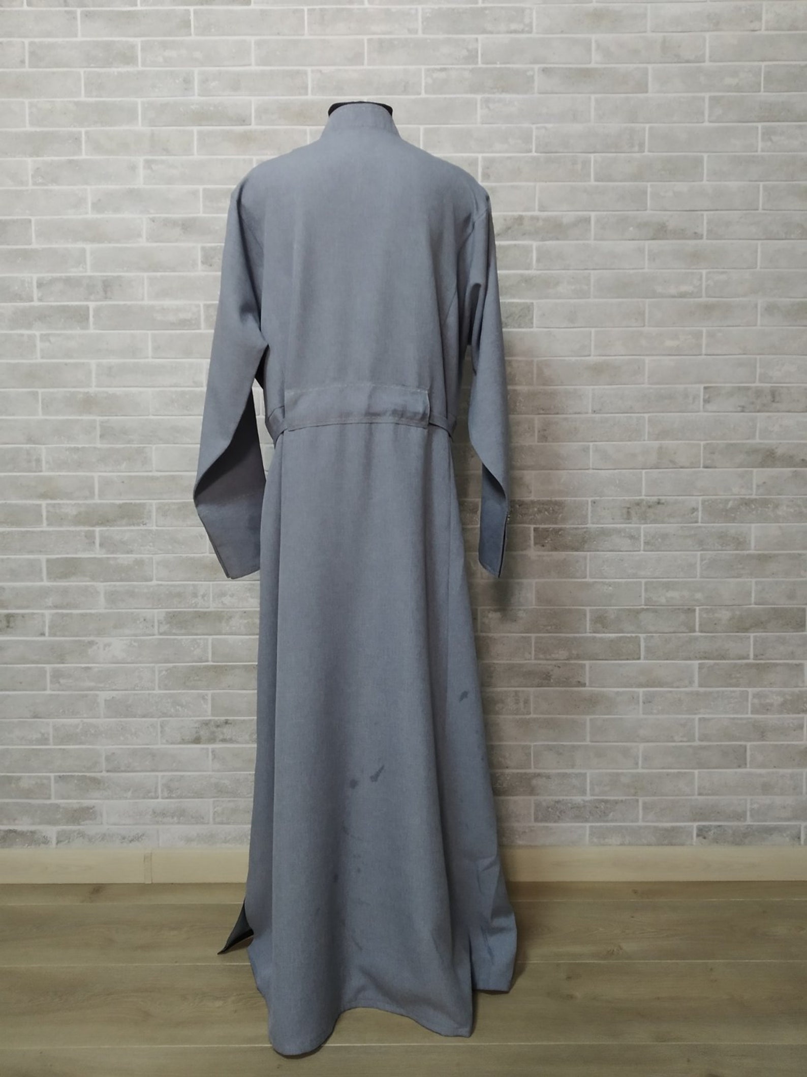 Gray Orthodox cassock Cassock in gray gabardine / | Etsy