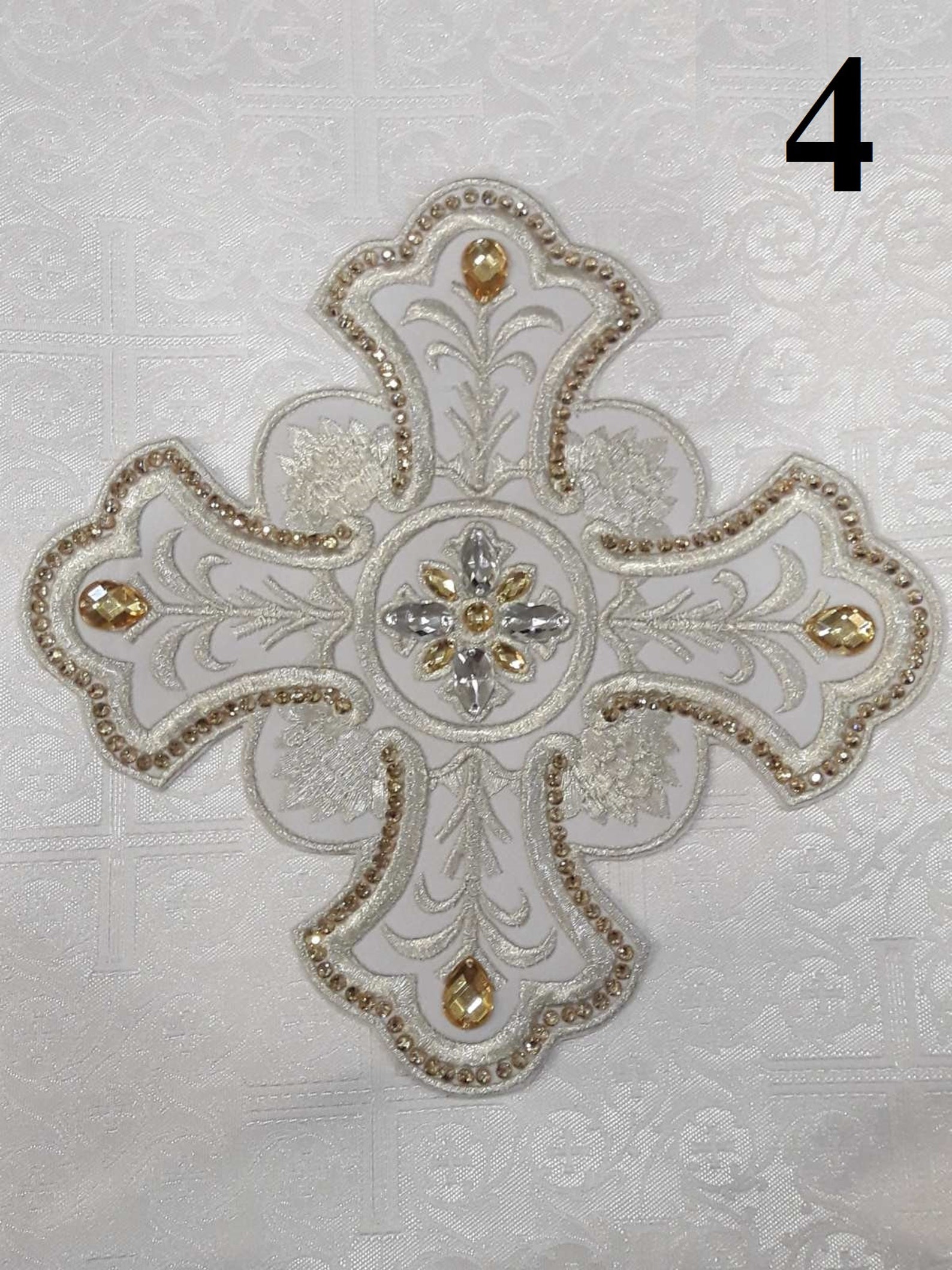 Set of 14 Embroidered Crosses for Priest's Vestments in - Etsy