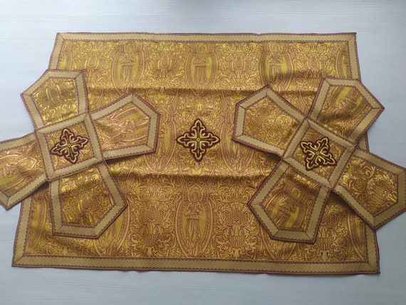 Orthodox Chalice Covers From Greek Brocade Aer and Chalice | Etsy