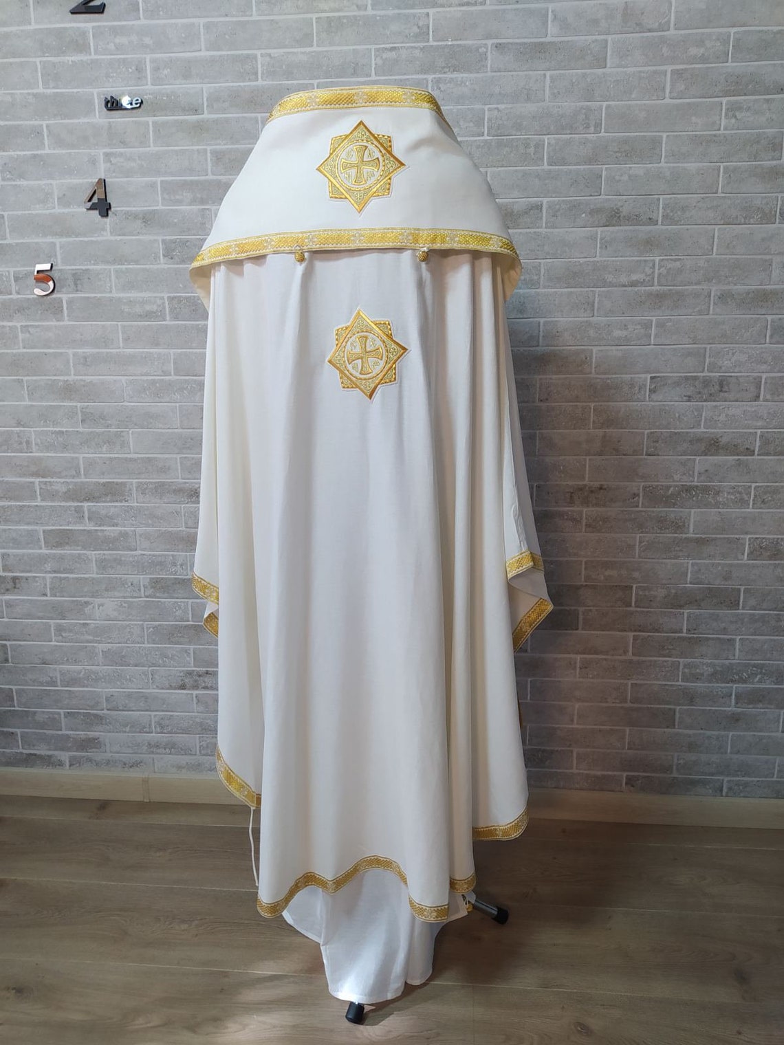 White Bishop's Vestments Vestments for Bishop - Etsy