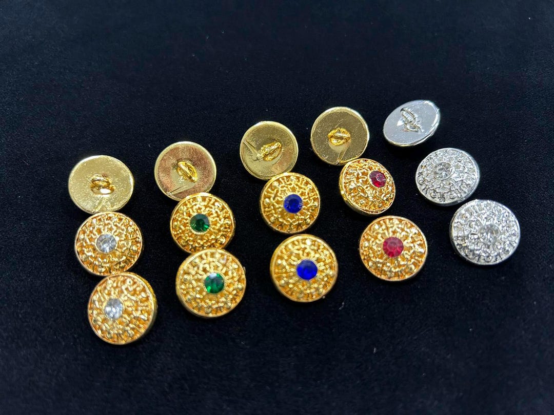 Gold and Silver Metallic Buttons for Church Vestments - Gold Buttons ...