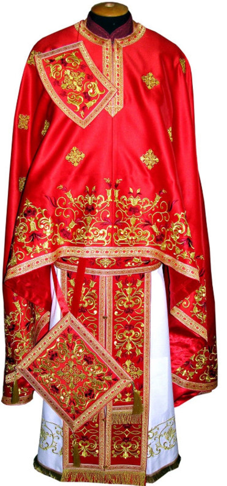 Greek vestment Priest robe Orthodox vestments Priest | Etsy