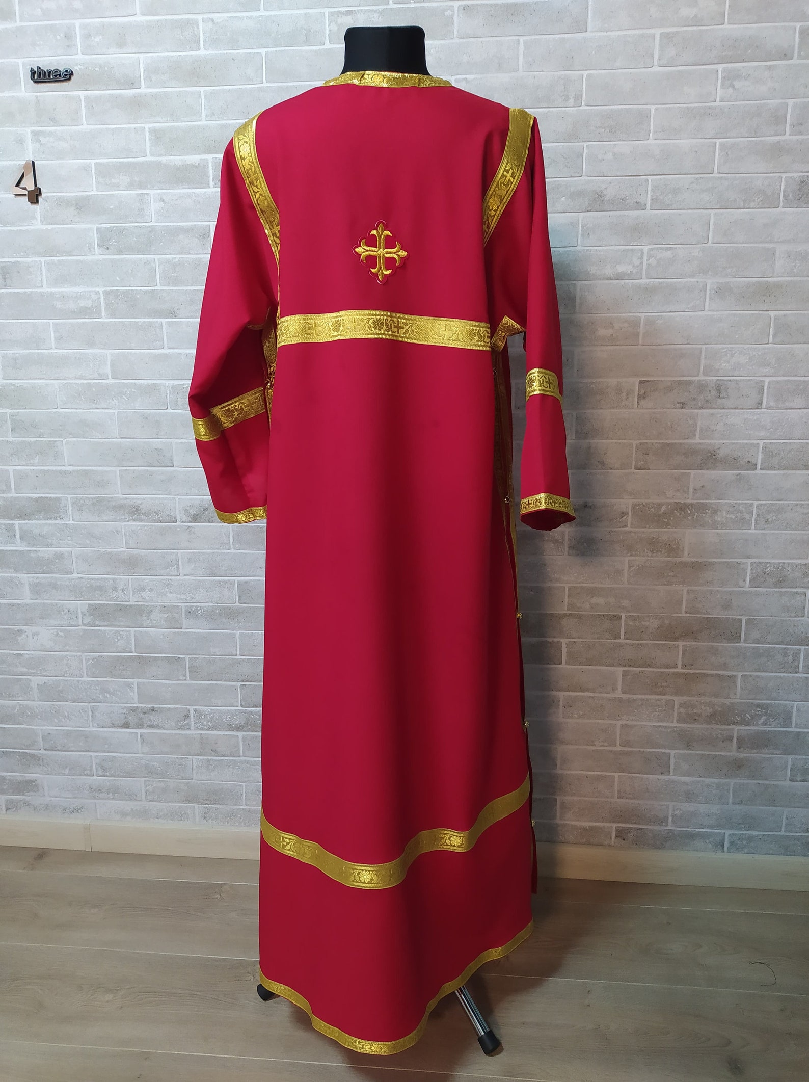 Altar Server Reader Robe in Gabardine Stikharion Surplice | Etsy