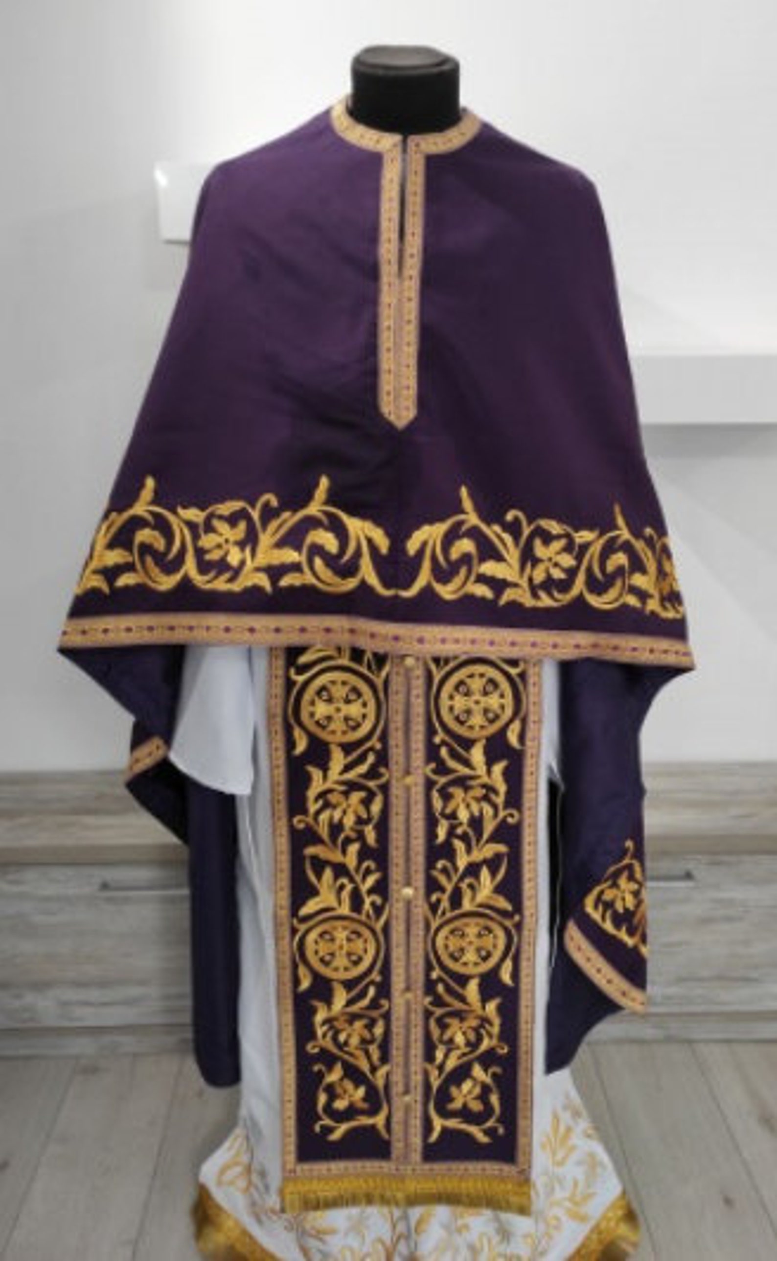 Greek vestment Priest robe Orthodox clothes Priest | Etsy