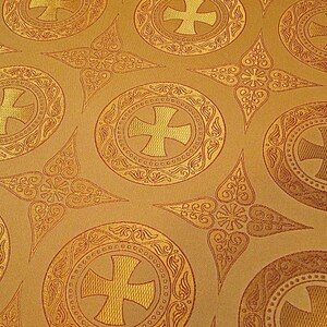 Damascus - Nonmetallic Greek Brocade - Church Brocade - Liturgical ...