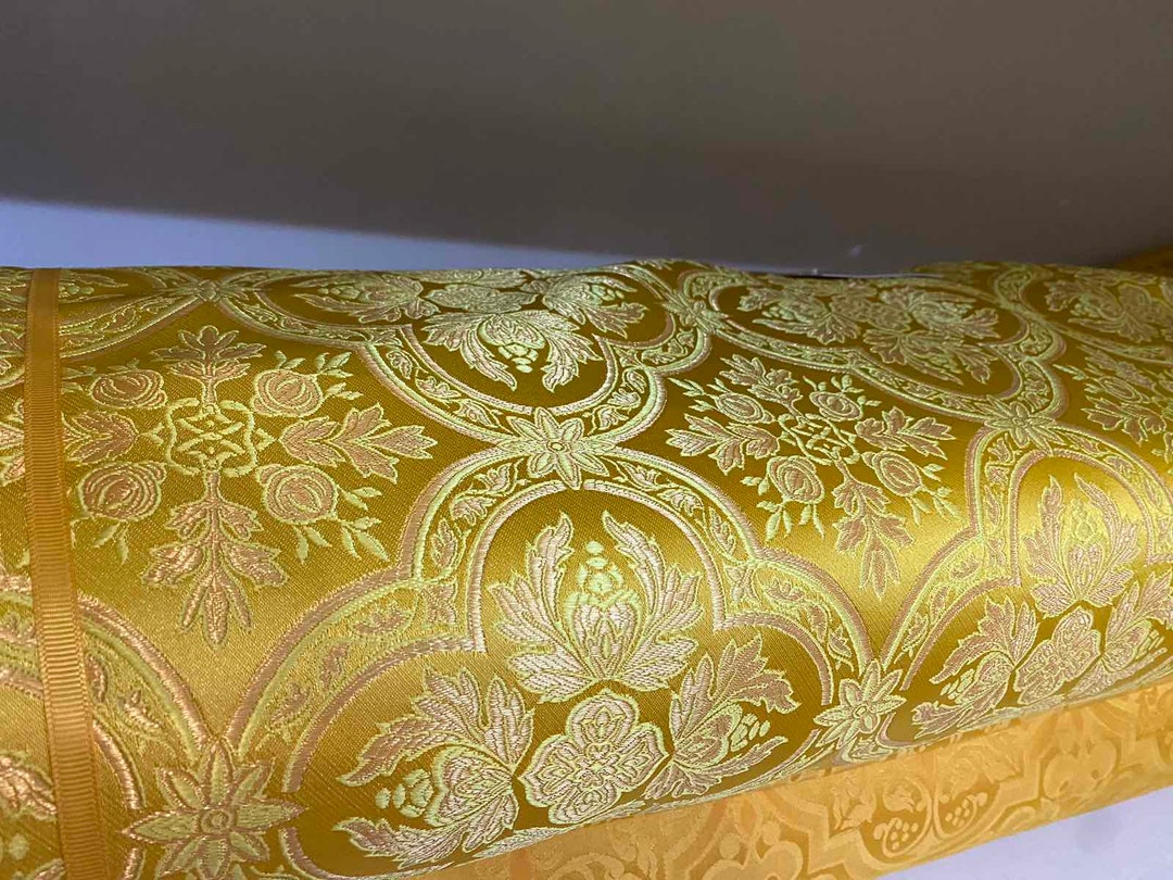 Violet Brocade - Purple Nonmetallic Brocade - Church Brocade ...