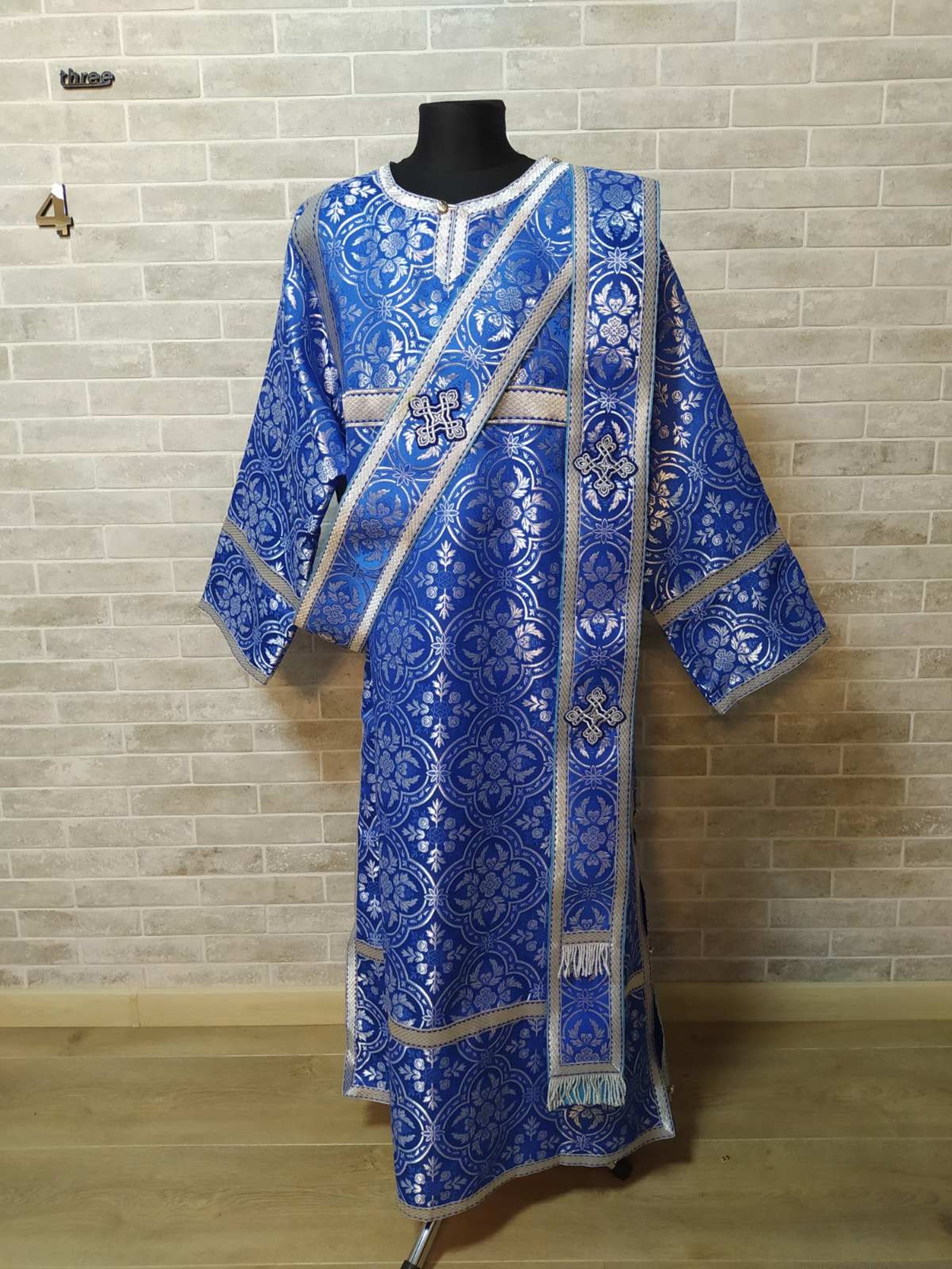 Deacon's sticharion Orthodox Vestment Deacon's set | Etsy