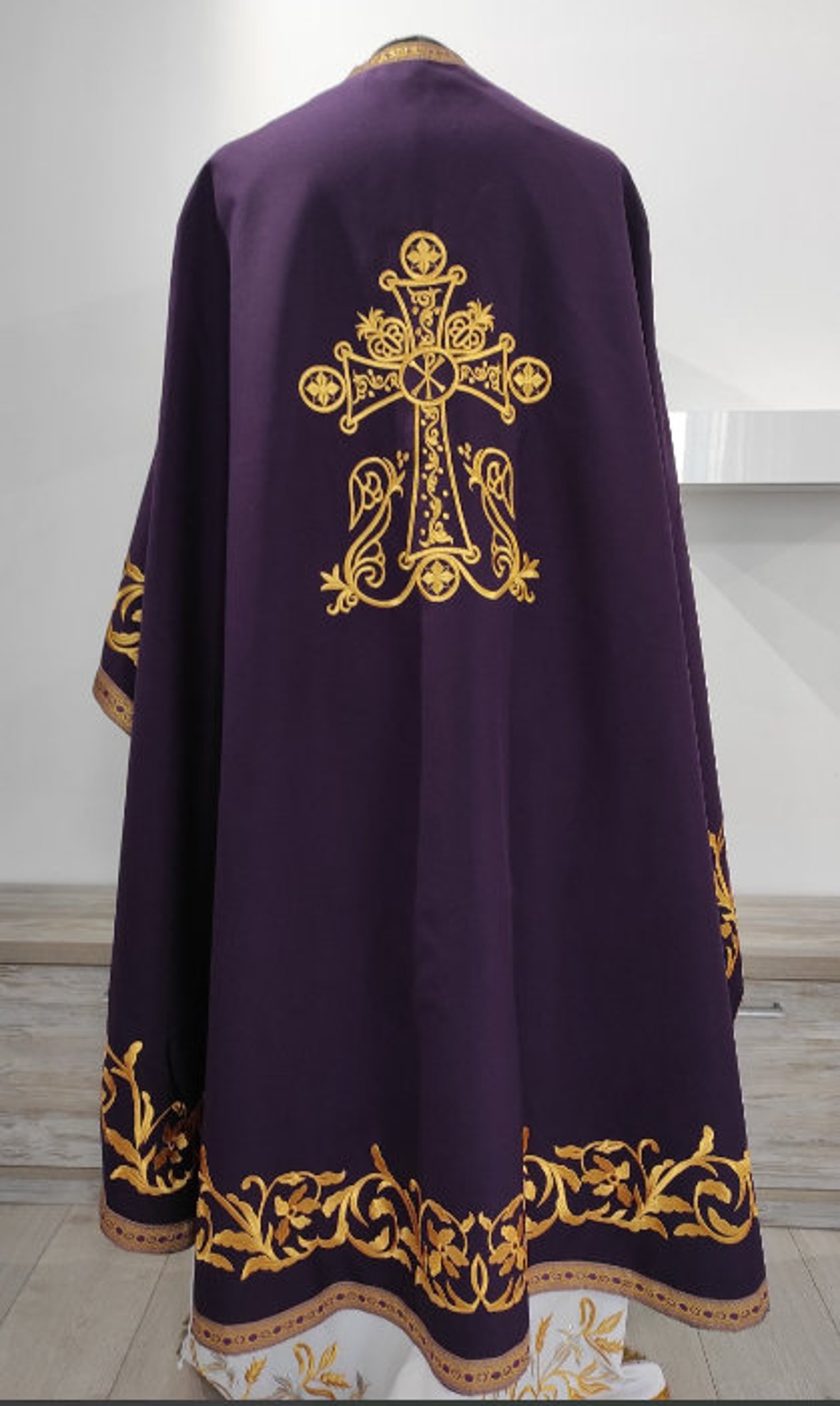 Greek vestment Priest robe Orthodox clothes Priest | Etsy