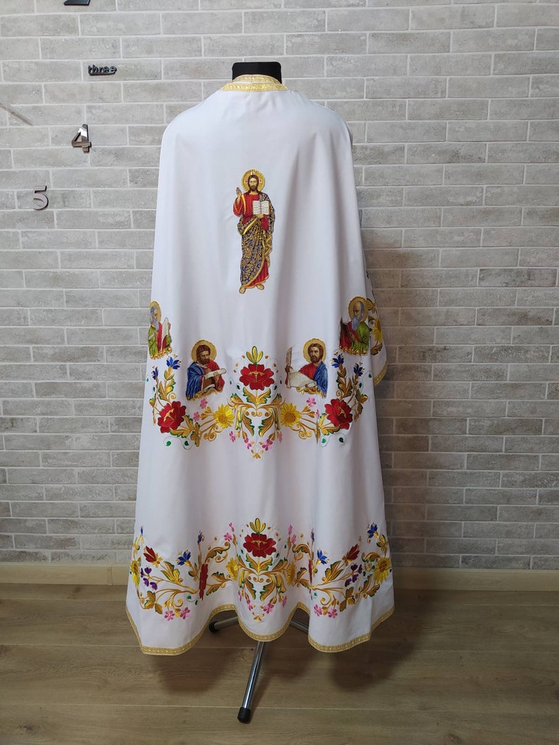 Embroidered Greek Style Vestment Priest Robe Orthodox | Etsy