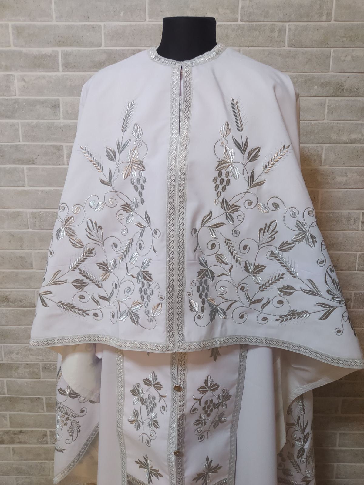 Green Greek Vestment - Priest Robe - Orthodox Vestments - Priest ...