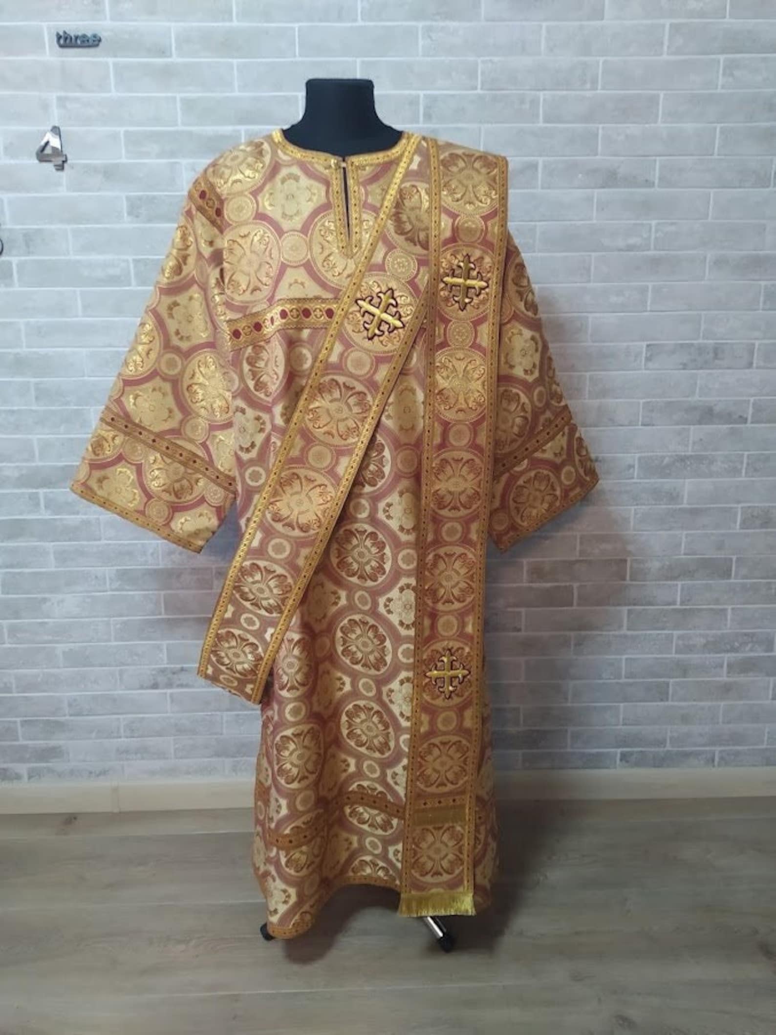 Protodeacon's Sticharion Orthodox Vestment - Etsy