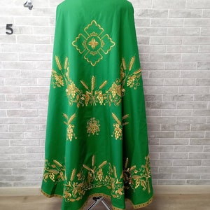 Green Greek Vestment Priest Robe Orthodox Vestments Priest Vestment ...
