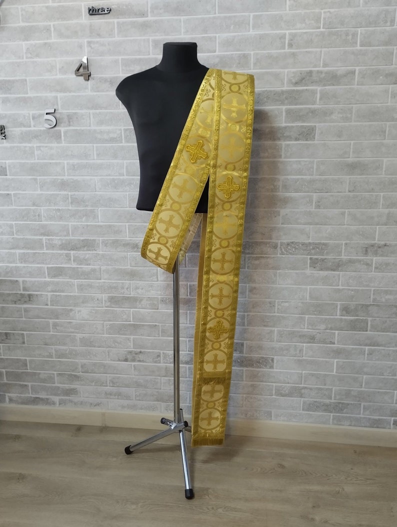 Deacon's / Protodeacon's Orarion - Orthodox Orarion - Greek Orarion ...