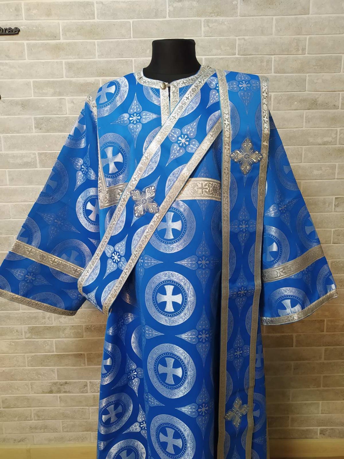 Deacon's Sticharion Orthodox Vestment Deacon's Set | Etsy