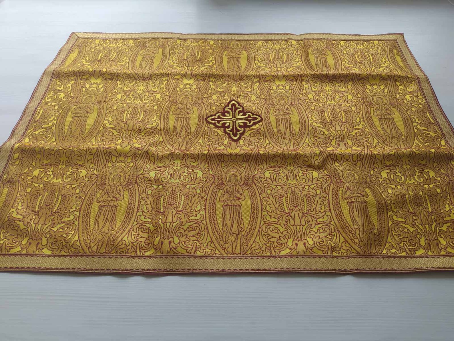 Orthodox Chalice Covers From Greek Brocade - Aer and Chalice Veil Set ...