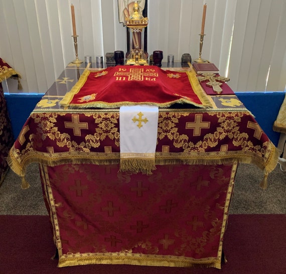 Altar Cover Covers for the Altar Table Vestment on the | Etsy