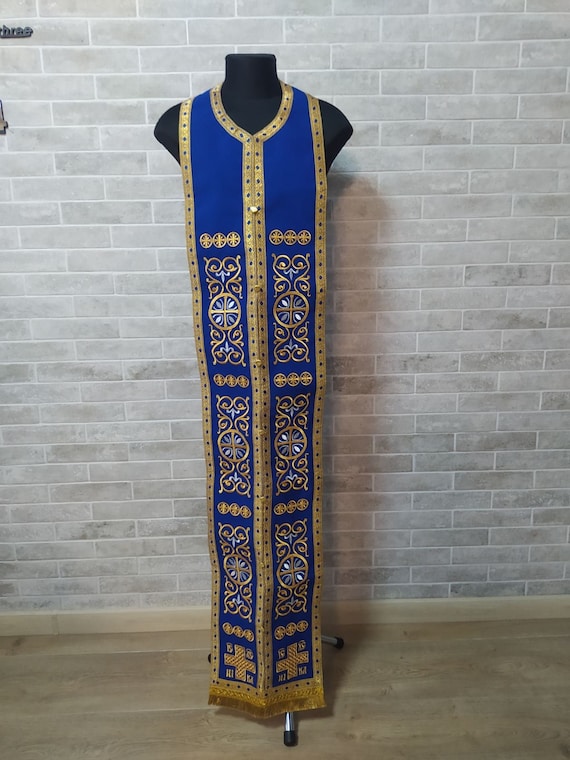 Stole and Cuffs Communion Set Priest's Set Orthodox | Etsy