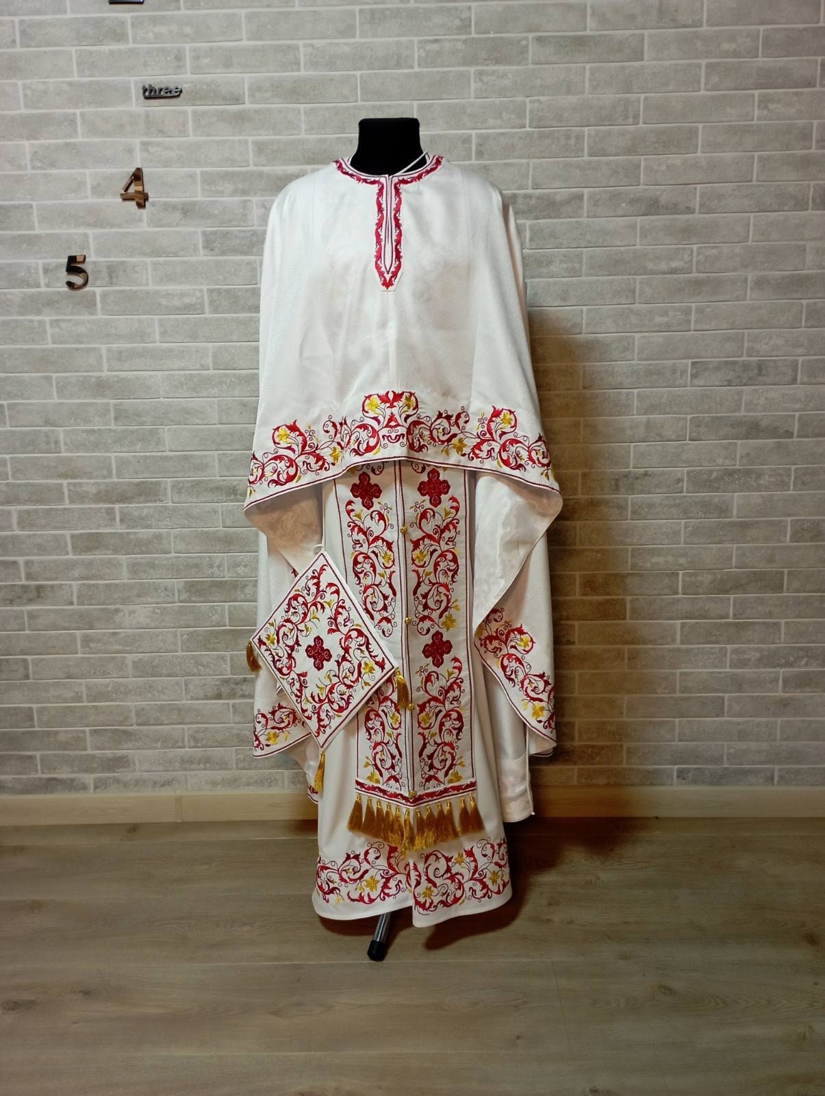 New Greek Vestment With Machine Embroidery - Priest Vestment - Clothes ...