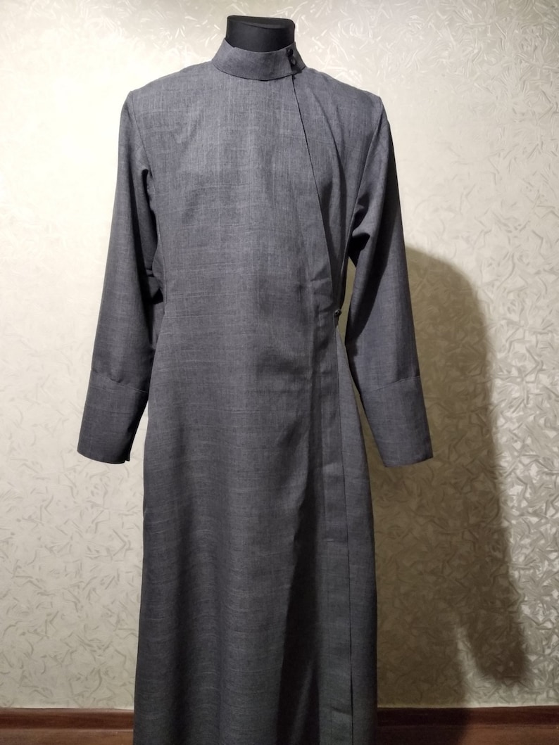 Slavic Style Orthodox Cassock - Cassock for a Priest - Religious Cloth ...